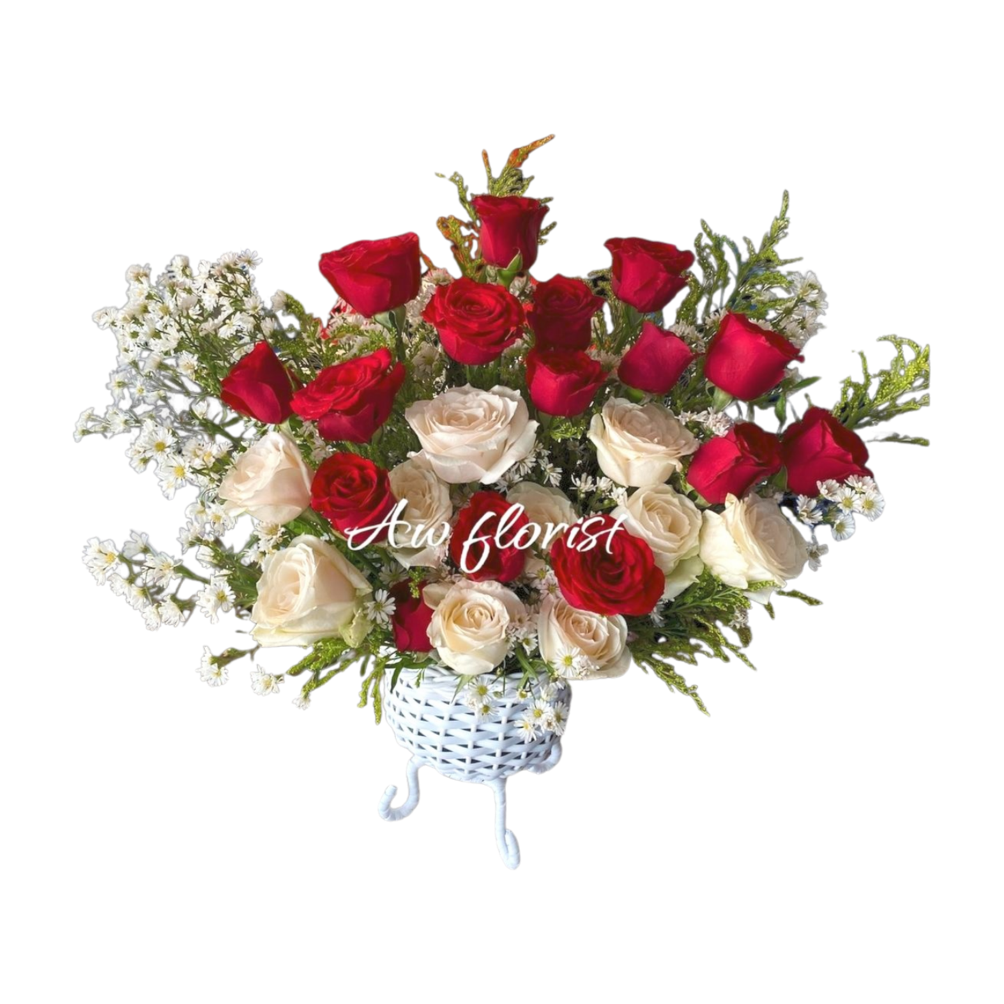 Bunga Meja Basket - Aw Florist